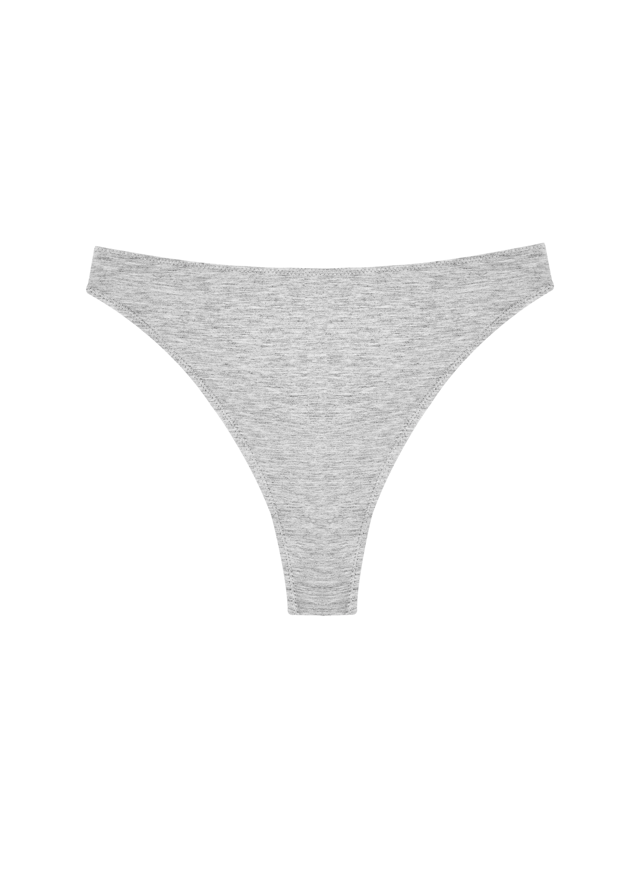 Grey High Rise Thong | Huha Underwear – huha