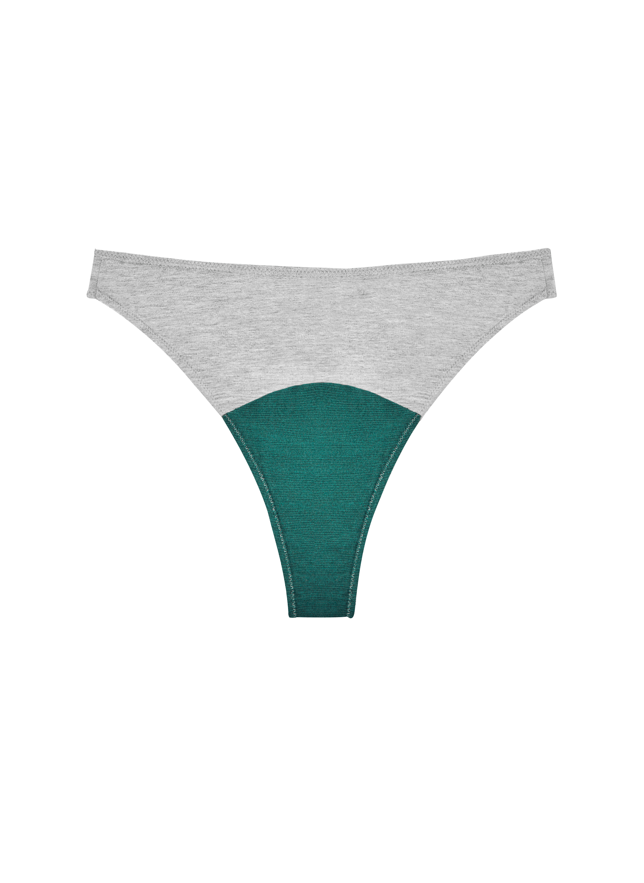 Grey High Rise Thong | Huha Underwear – huha