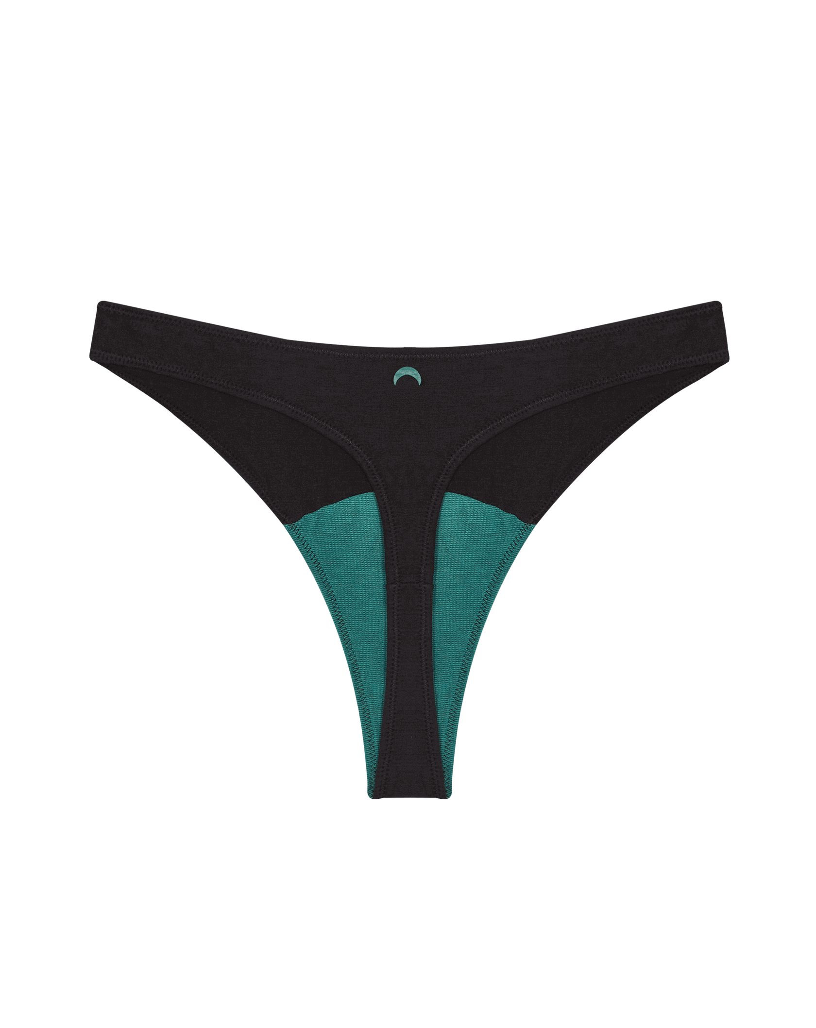 Black High Rise Thong | Huha Underwear – huha